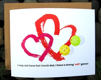 Pickleball Love Card - Etsy