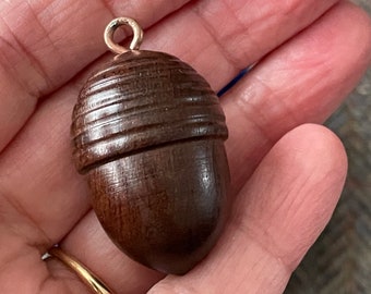 Carved Wooden Acorns - Etsy