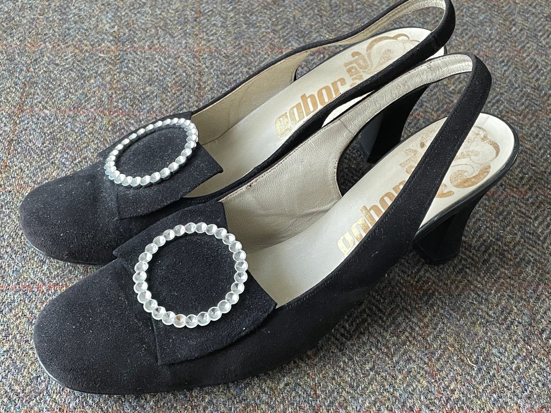 Vintage Sixties Sling Back Shoes - Gabor PARTY Range - Etsy