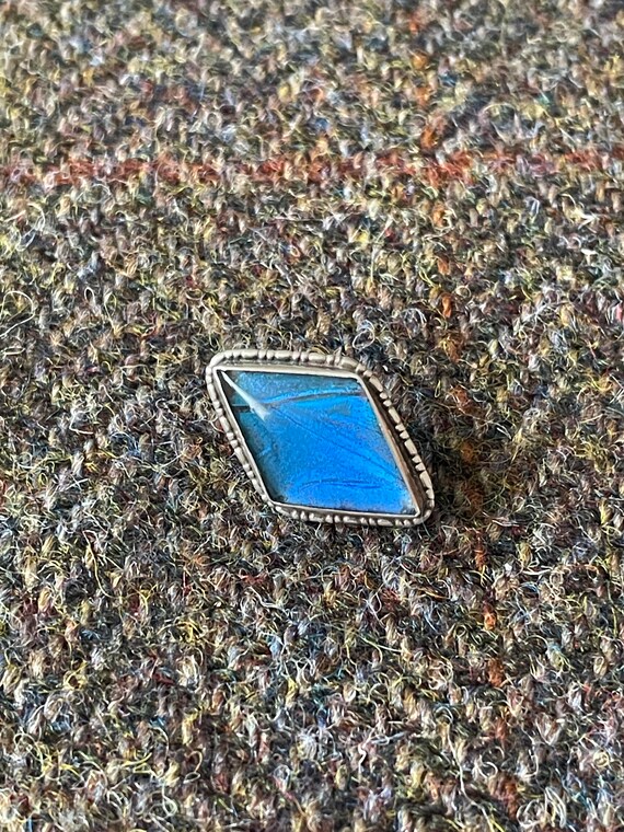 Beautiful Art Deco Blue Butterfly Wing Pin or Brooch … - Gem