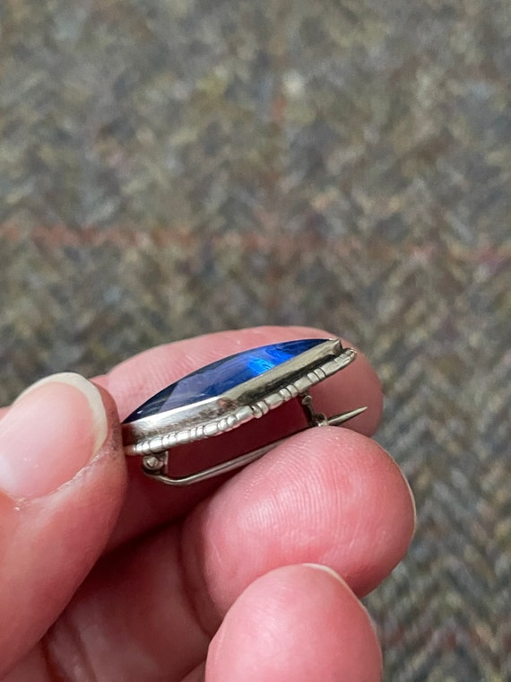 Beautiful Art Deco Blue Butterfly Wing Pin or Brooch … - Gem