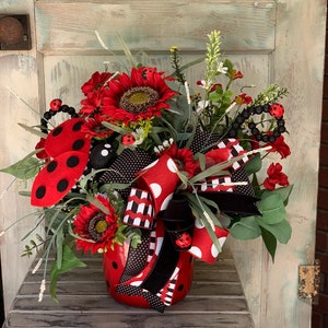 Sassy Ladybug Centerpiece Ladybug Centerpiece Summer - Etsy