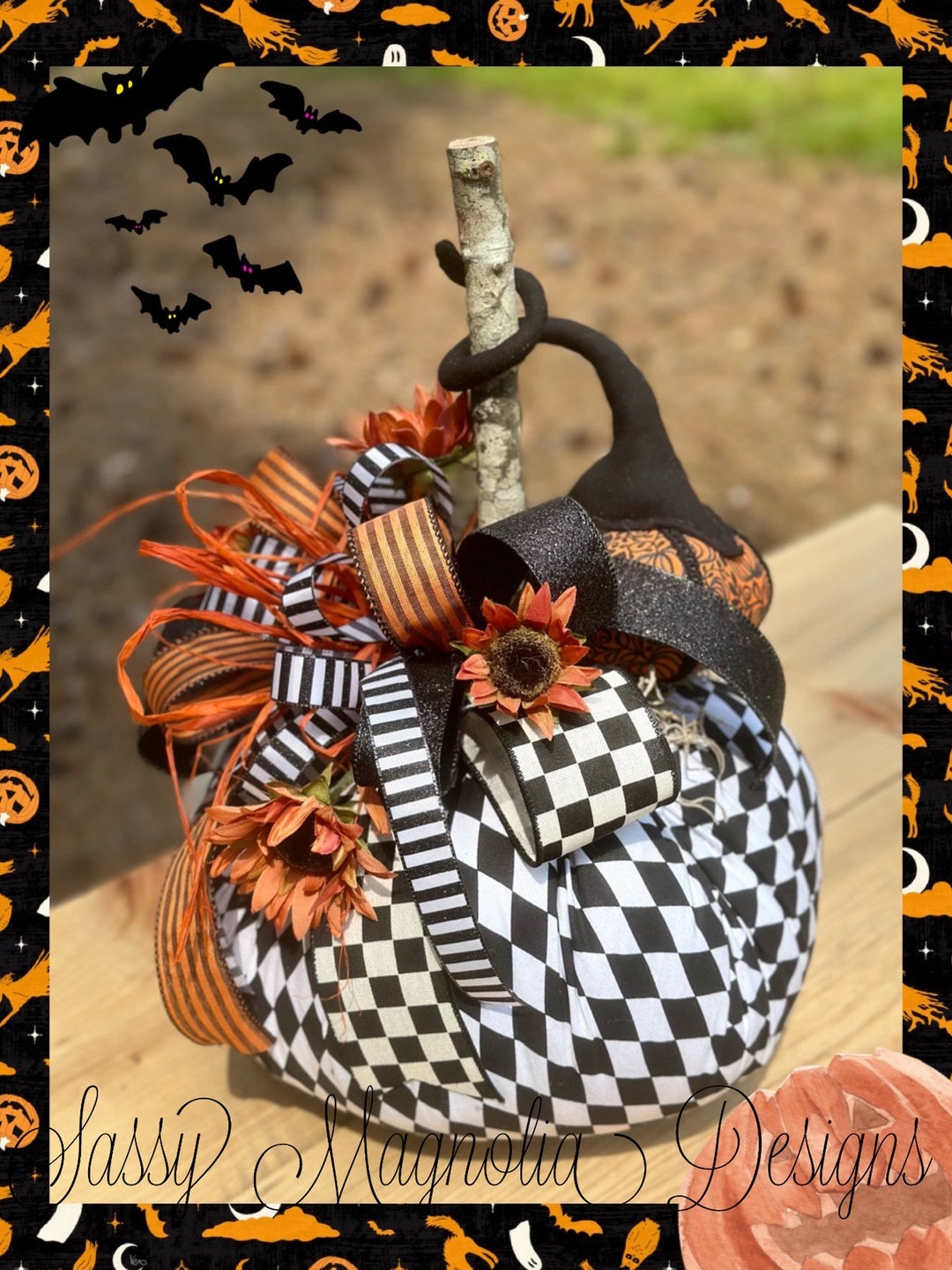 Jumbo Fall Fabric Pumpkin, Fall Pumpkin, Fabric Pumpkin, Fall Decor ...