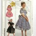 Simplicity 9381 Girl's Dress and Petticoat Pattern, Size 7, Vintage ...