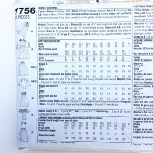 Simplicity 7756, Women's Costume Pattern, Renaissance, Medieval Lady ...