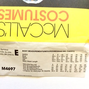 Mccalls M4697 Womens Civil War Era Historical Costume Pattern, Coat ...