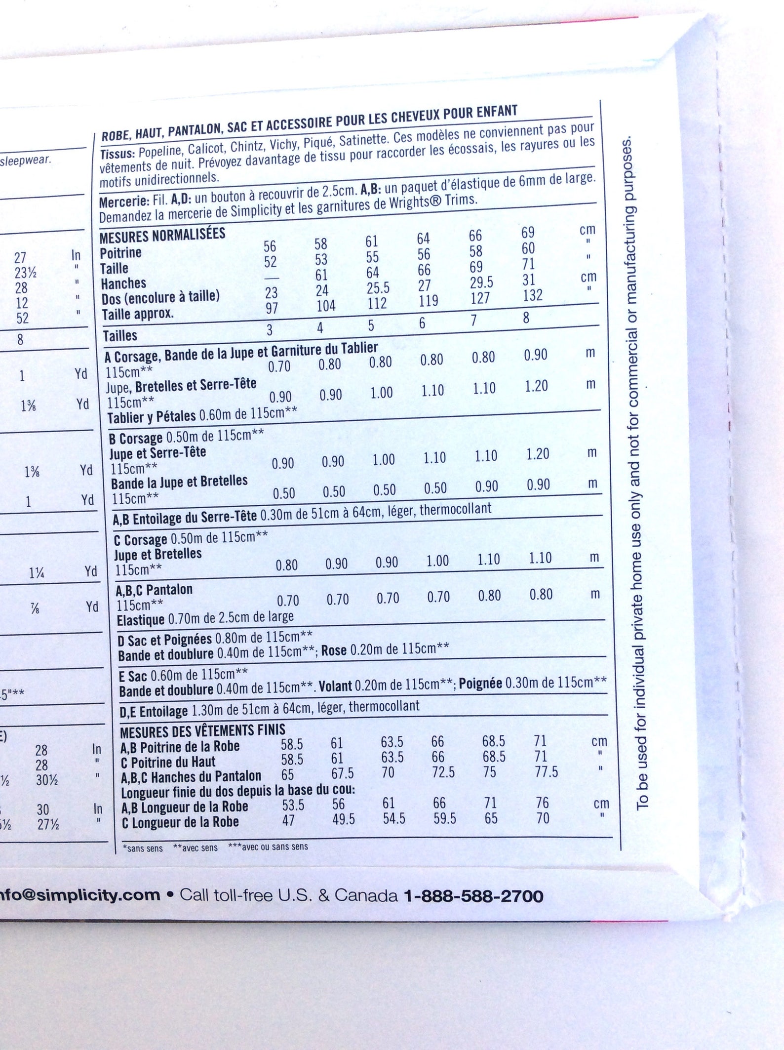 Simplicity 2171 Girls' Dress Top Pants Bag Hairband - Etsy