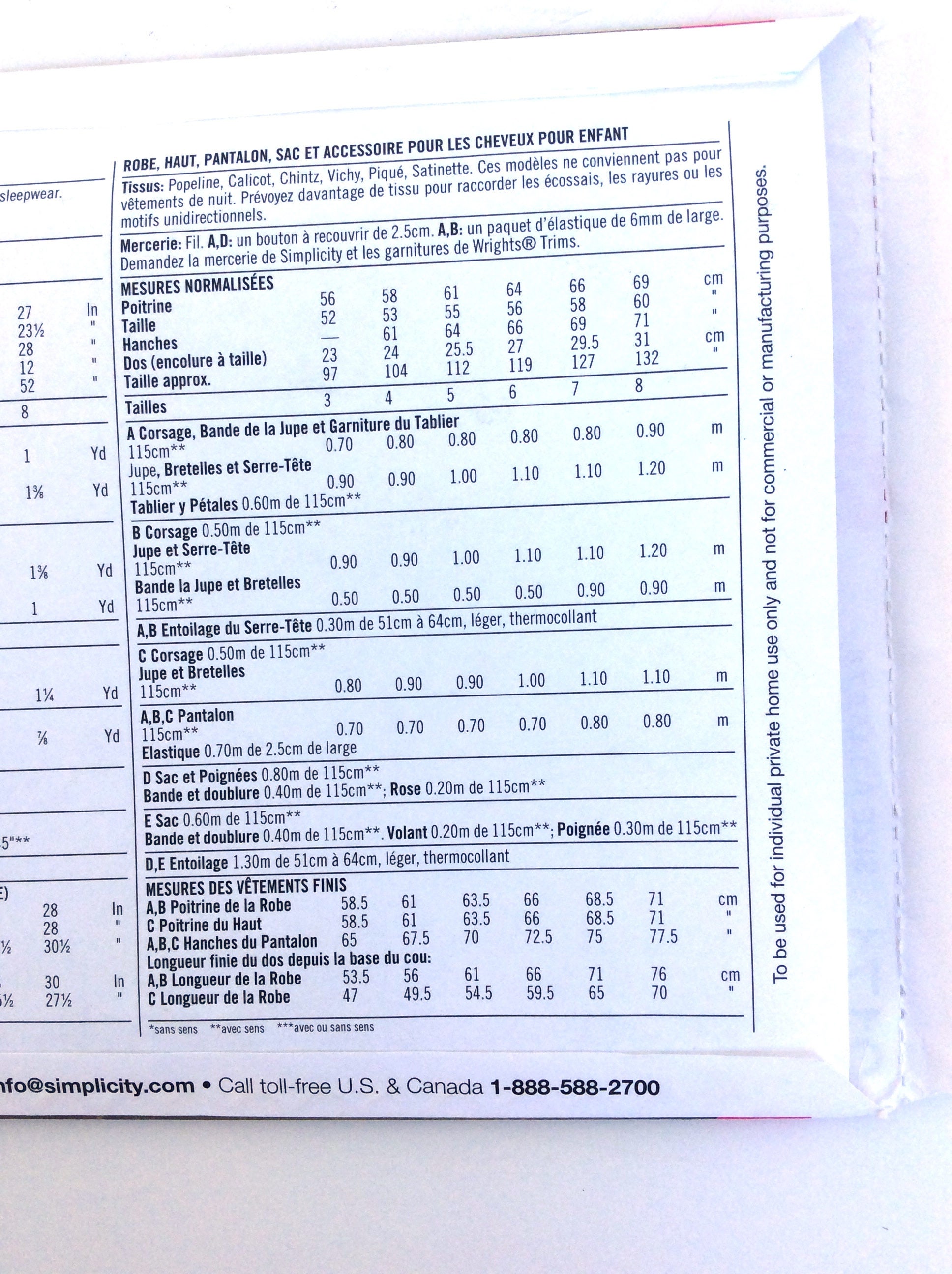 Simplicity 2171 Girls' Dress Top Pants Bag Hairband - Etsy