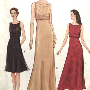 Vogue 7609 Womens Dress Evening Gown Cocktail Dress - Etsy