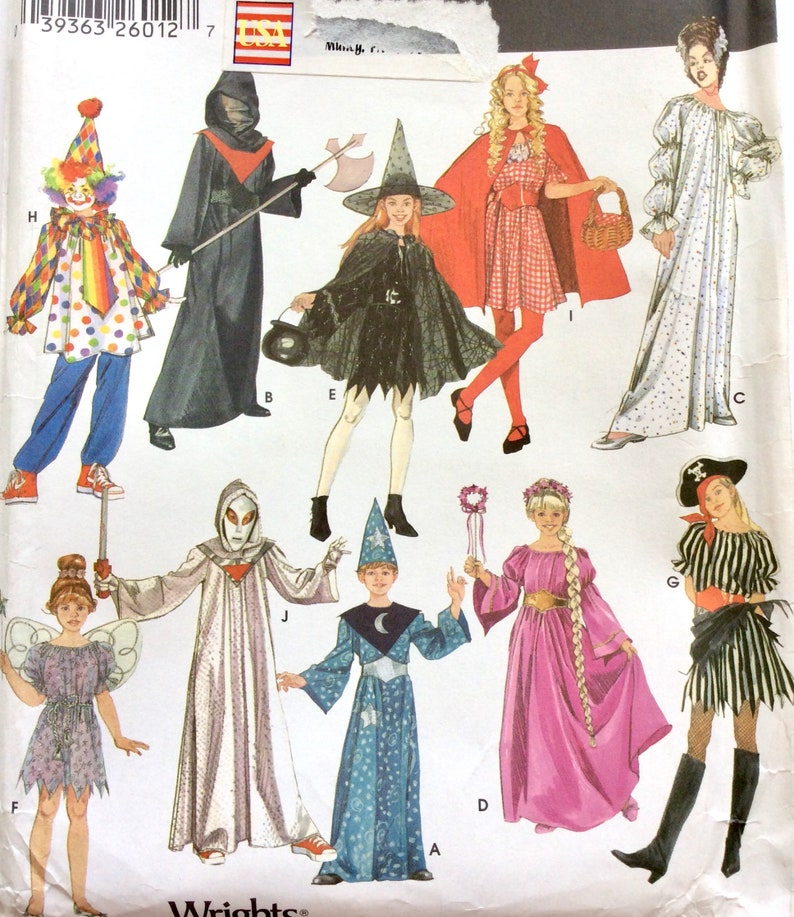 Simplicity 5934 Childs Costume Pattern Red Riding Hood - Etsy