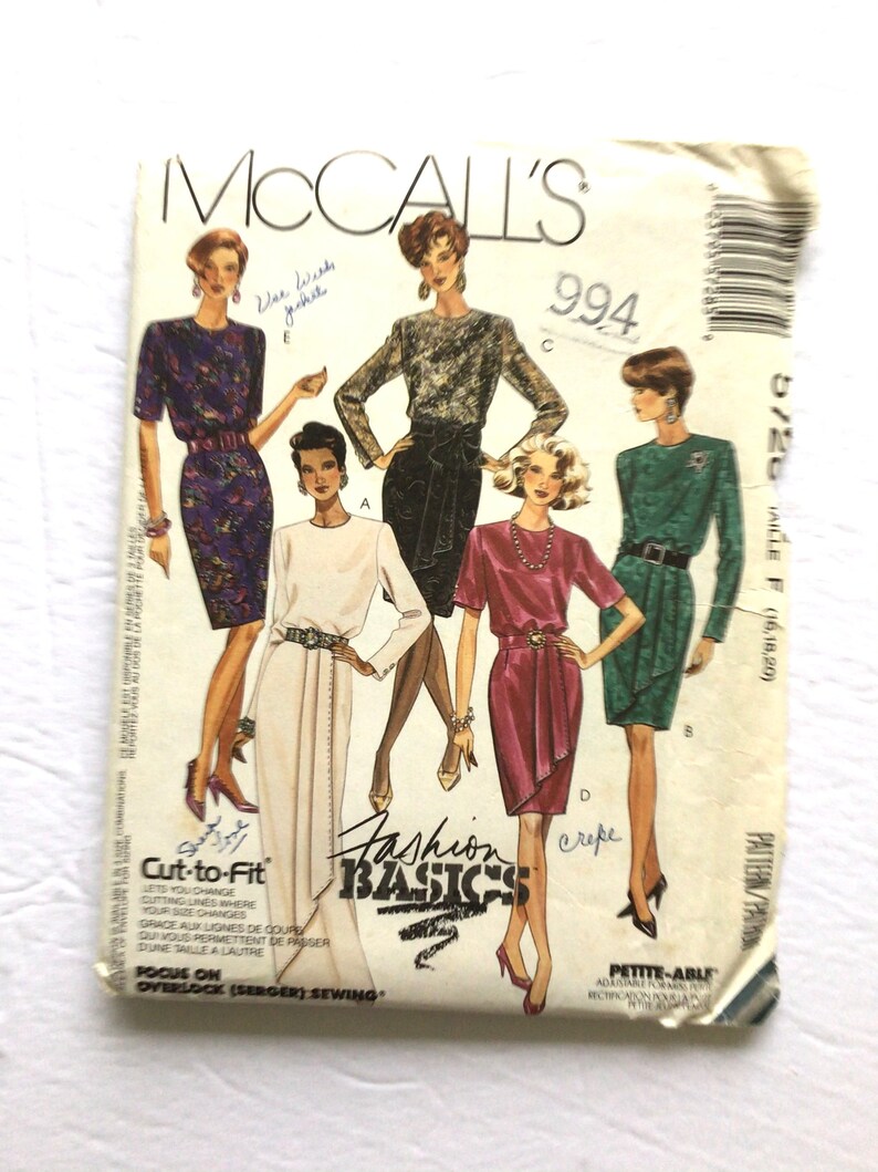 Mccalls 5728 Pattern for Womens Dresses in Two Lengths With - Etsy