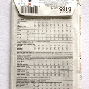 Simplicity 8165 Womens Dress Pattern, Sundress, Summer Dress, Size 10 ...