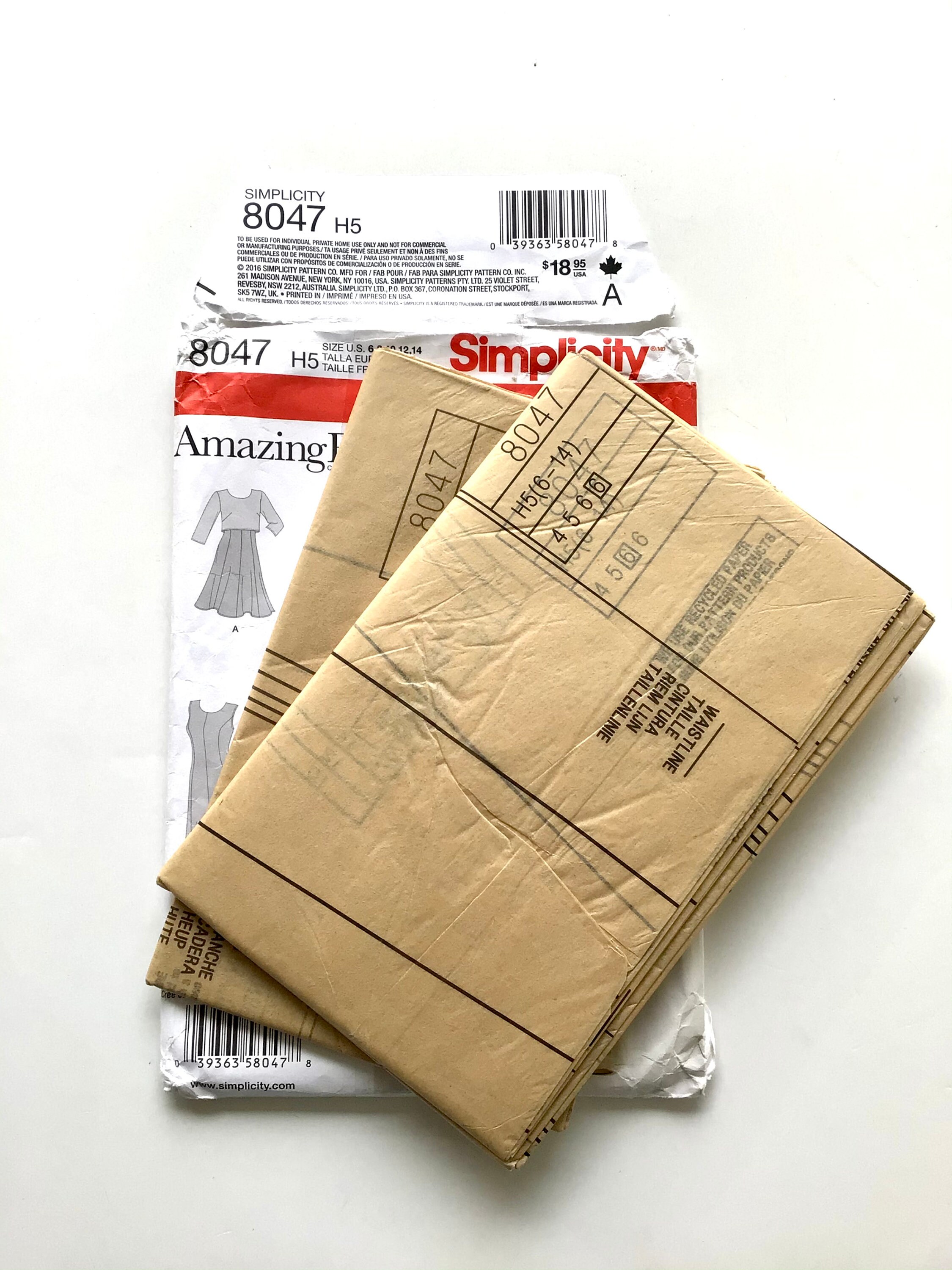 Simplicity 8047 Women's Dress in Three Lengths Pattern, Size 6-14 ...