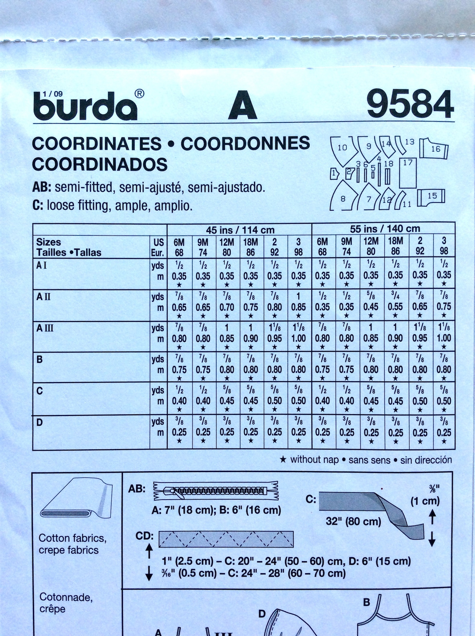 Burda 9584 Infants or Toddlers Dress Top Panties Hat - Etsy