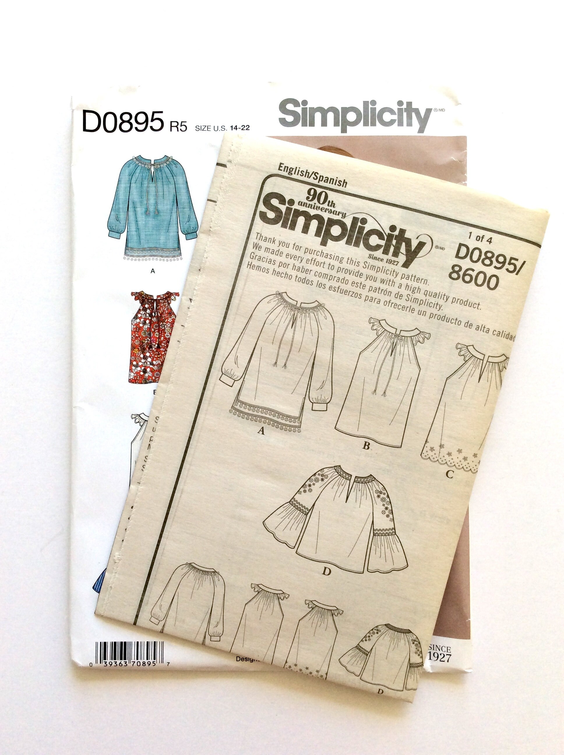 Simplicity D0895 / 8600 Women's Top Pattern Pullover Top - Etsy