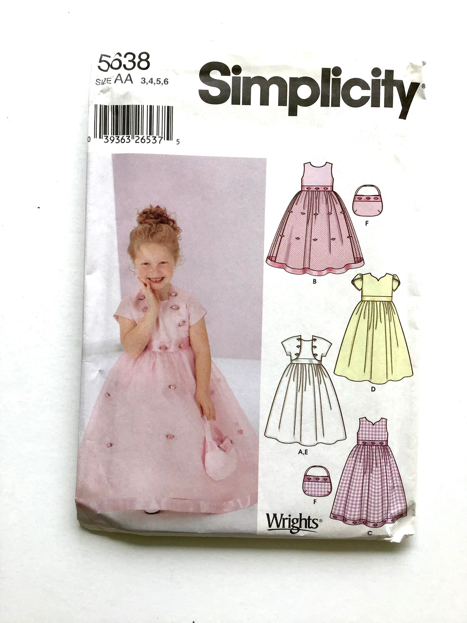 Girls' Dress Jacket and Purse Pattern Flower Girl - Etsy