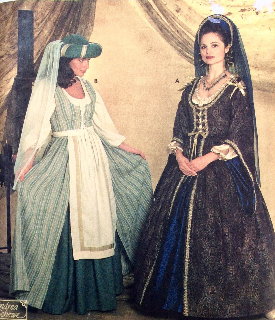 Simplicity 7756, Women's Costume Pattern, Renaissance, Medieval Lady ...