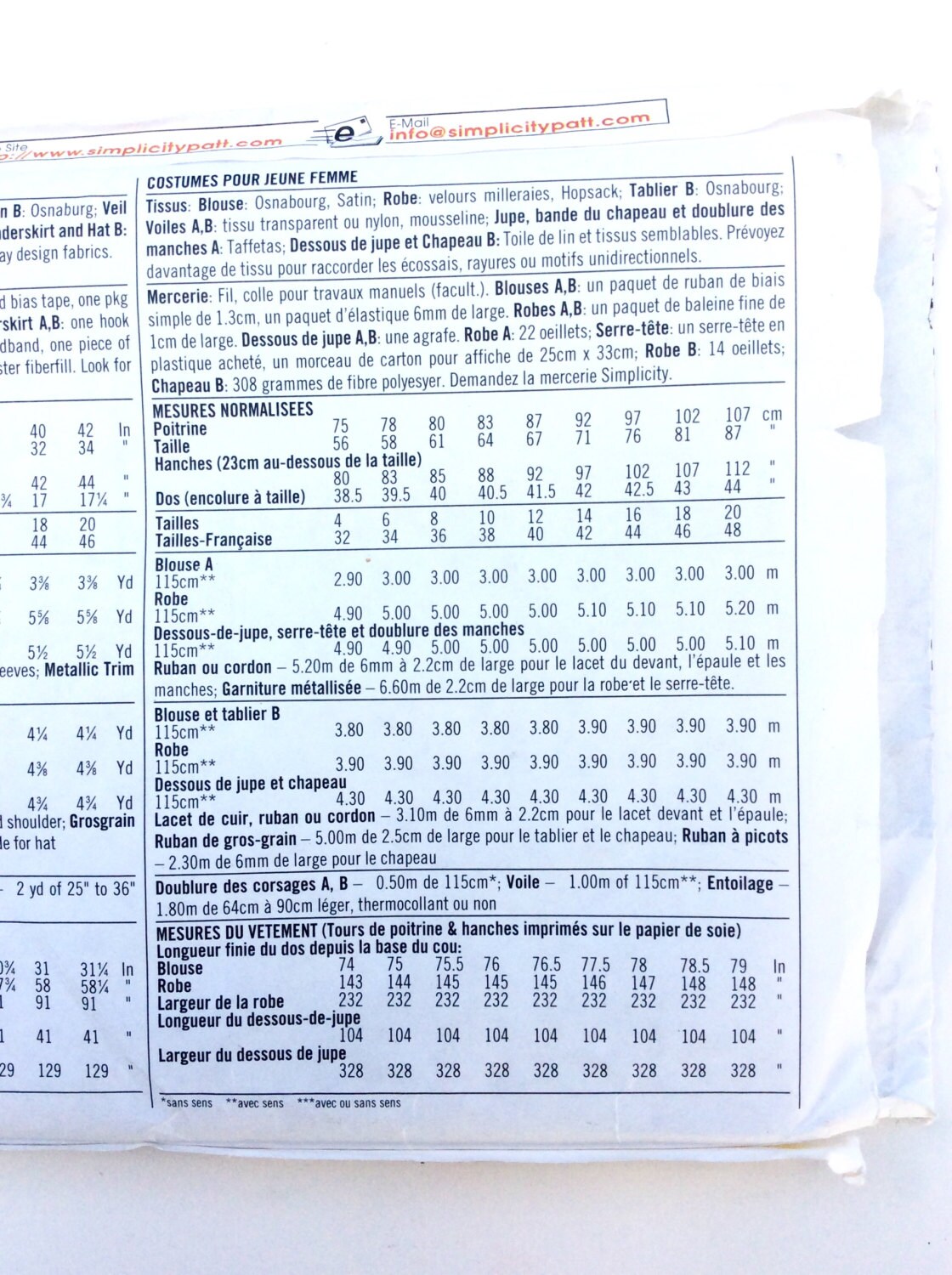 Simplicity 7756, Women's Costume Pattern, Renaissance, Medieval Lady ...