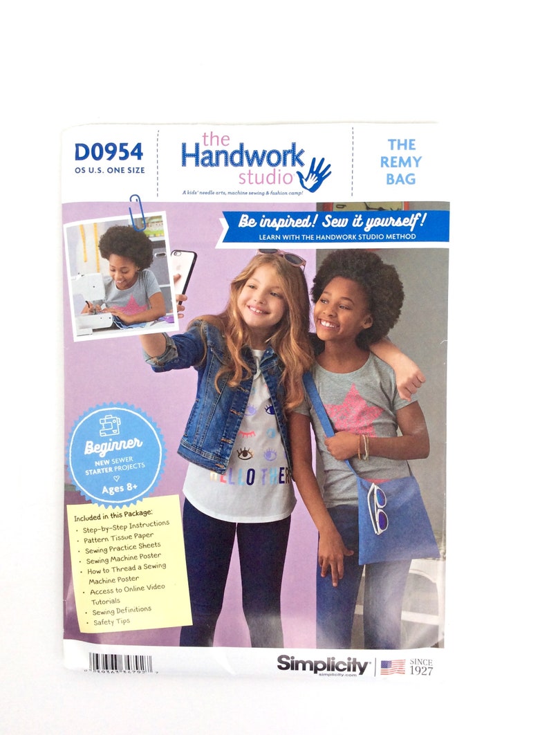 Simplicity D0954 / 8674 Tote Bag Pattern, the Remy Bag, Purse Pattern ...