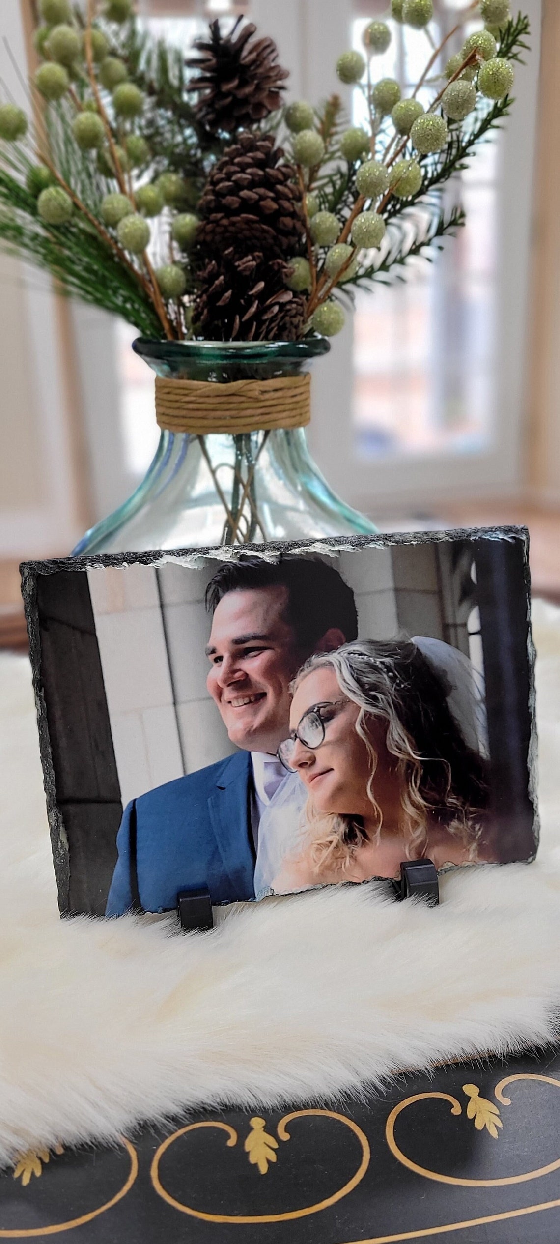 Photo Slate Your Picture on Slate Makes an Excellent - Etsy