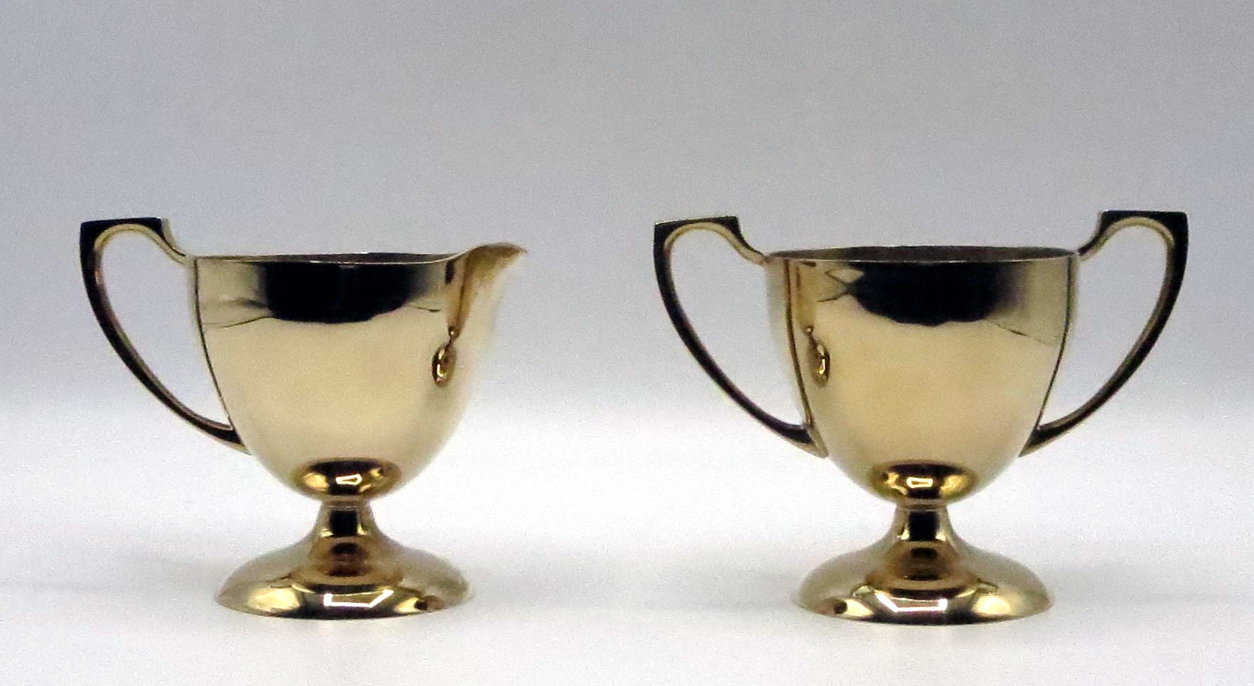 Vintage 1940's DIRILYTE CREAM and SUGAR Bowl Set * Rare* Historic * No ...