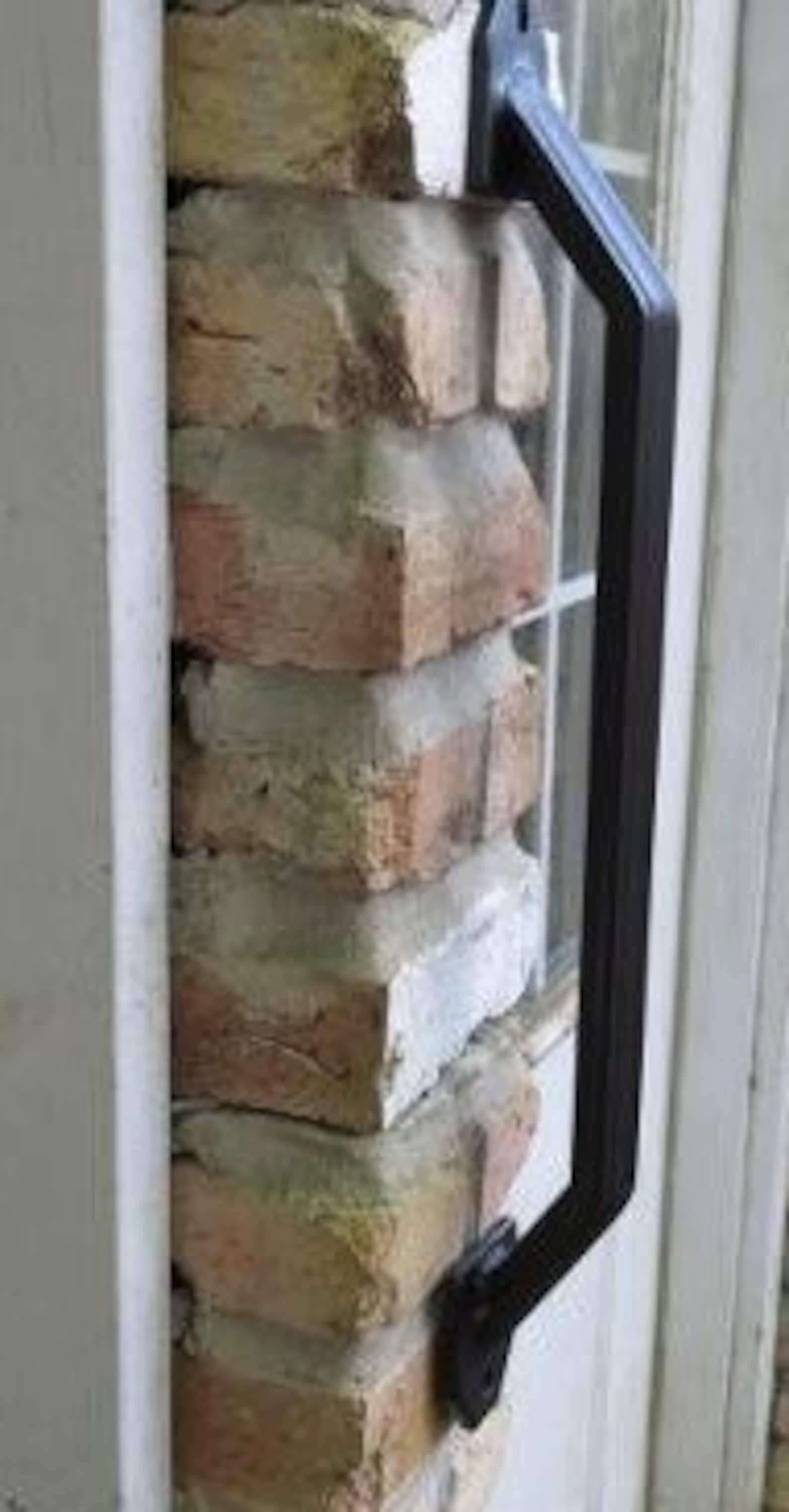 1 Step Wrought Iron Grab Handle for Doorways Modern Design - Etsy