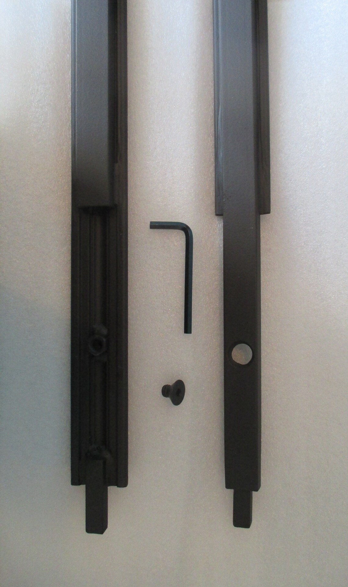 9 Ft Wrought Iron Wall Rail Hand Rail Stair Step Railing Wall Mount ...