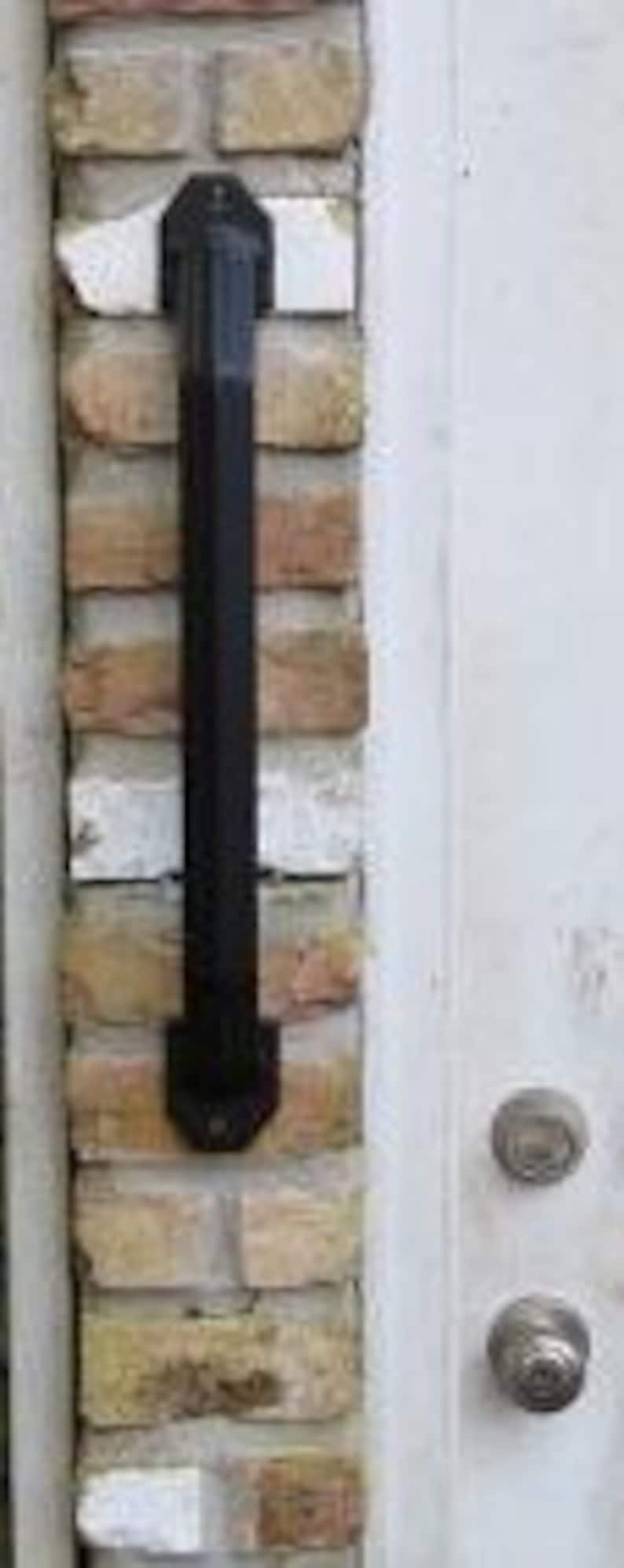 1 Step Wrought Iron Grab Handle for Doorways Modern Design - Etsy