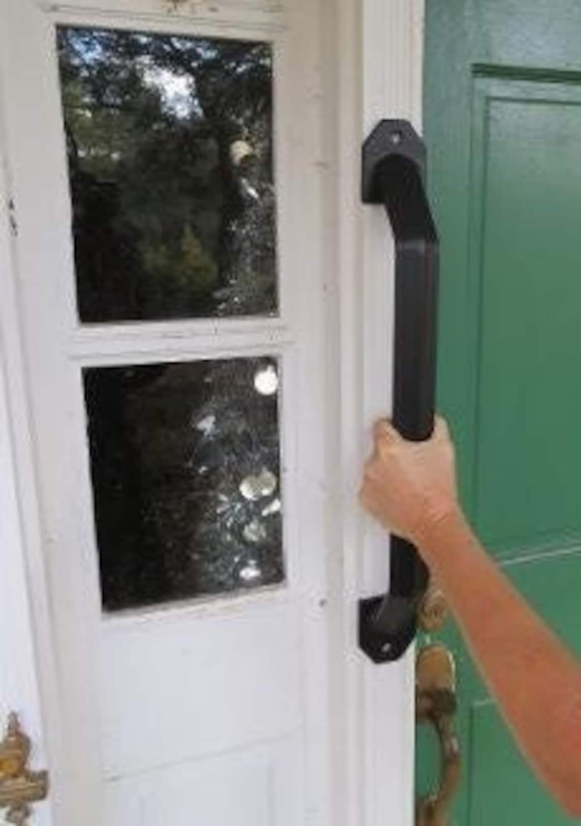 1 Step Wrought Iron Grab Handle for Doorways Modern Design - Etsy