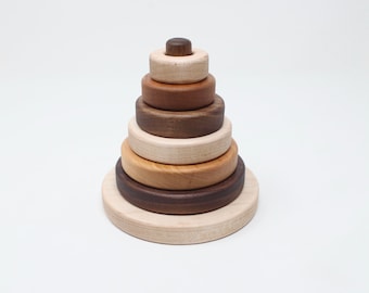 Wooden Ring Stacker | Etsy