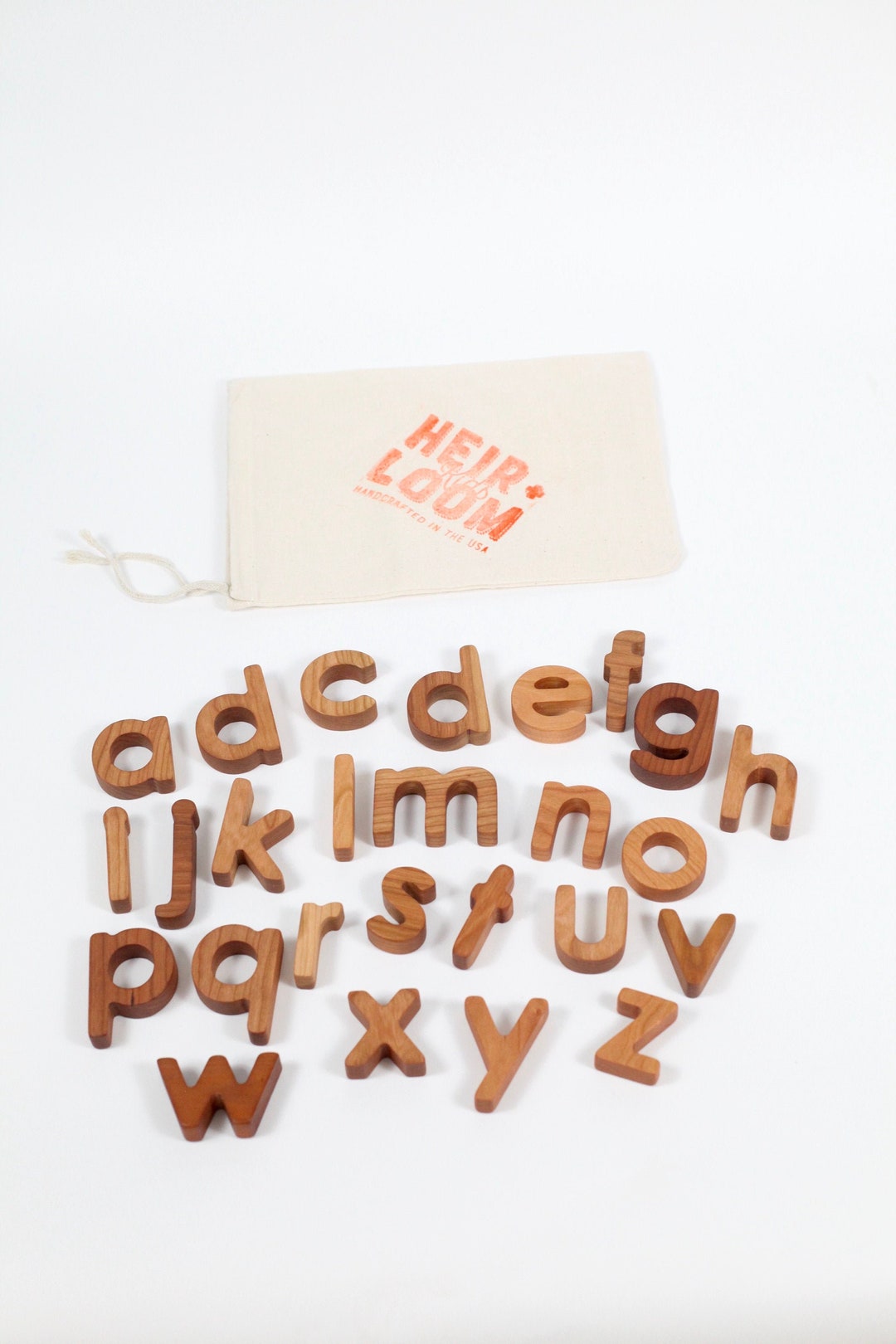 Wooden Alphabet loose - Etsy