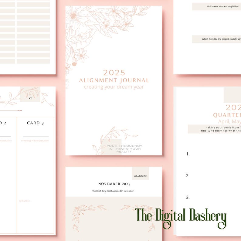2025 Alignment Journal - Etsy