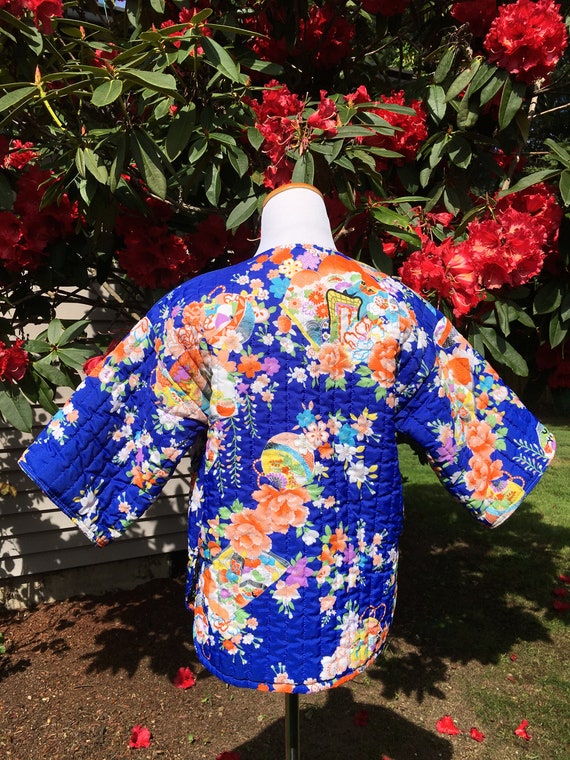 Early 1990s Asian Quilted Reversable Jacket - Gem