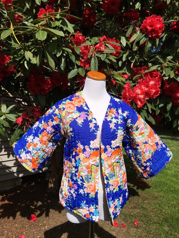 Early 1990s Asian Quilted Reversable Jacket - Gem