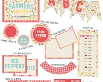 Farmers Market Banner Farmers Market Bunting Banner