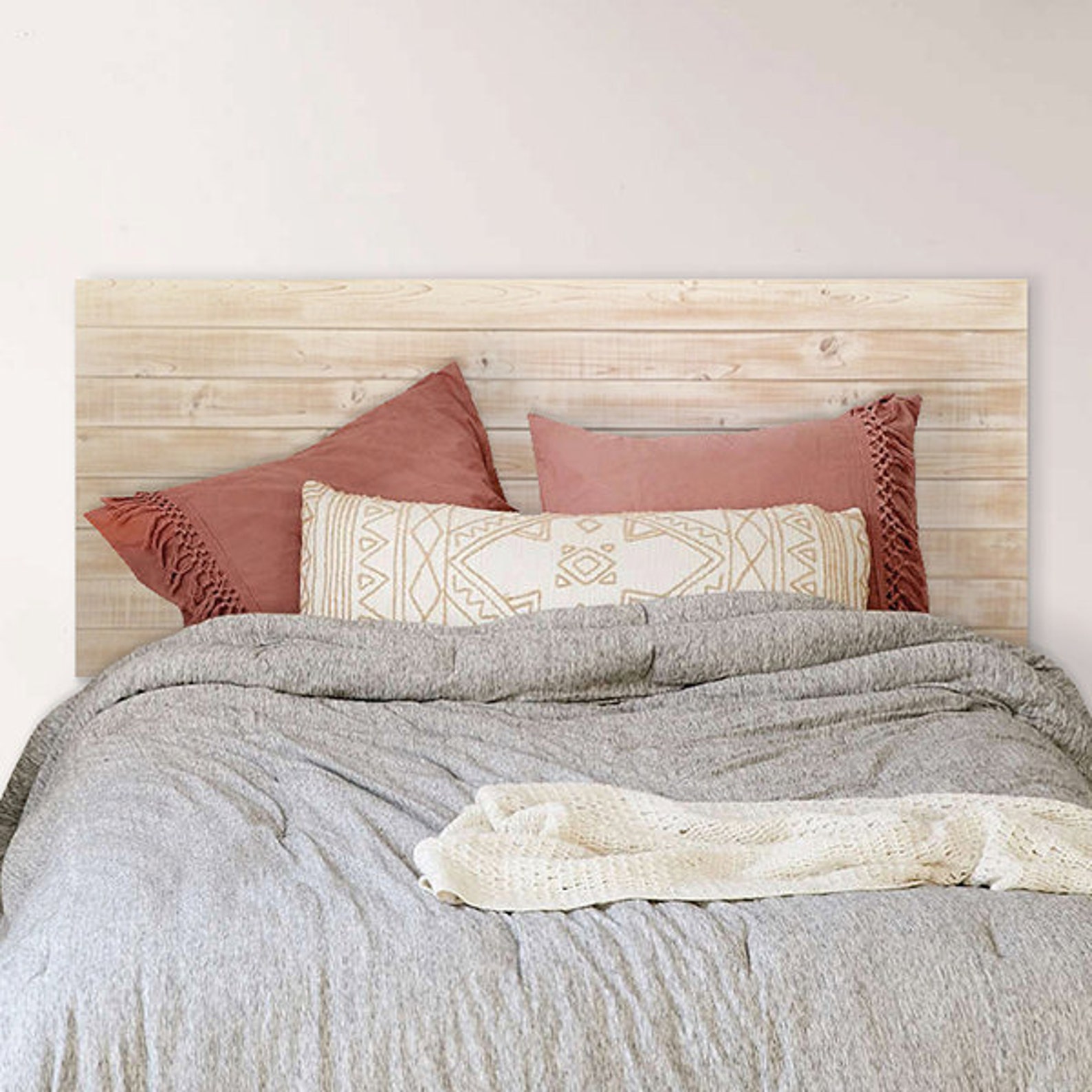 Rustic Beach Wood Whitewashed Barn Wood Style Bed Frame - Etsy