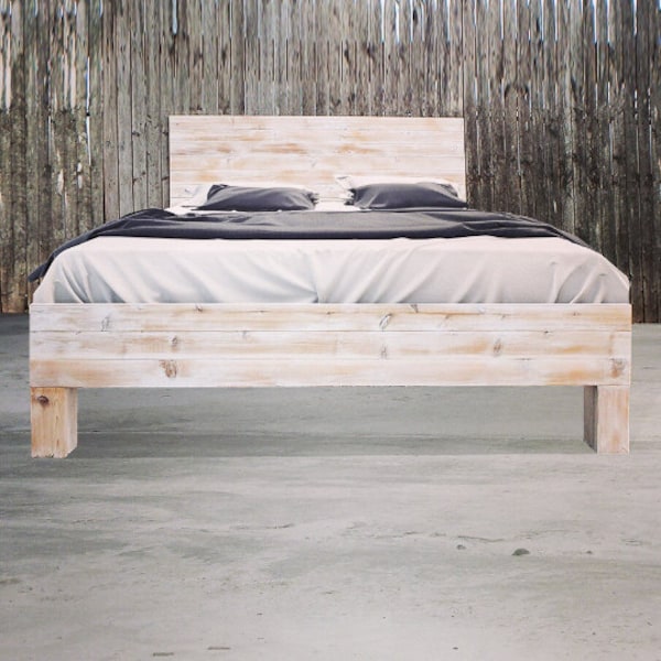 Rustic King Bed Frame - Etsy