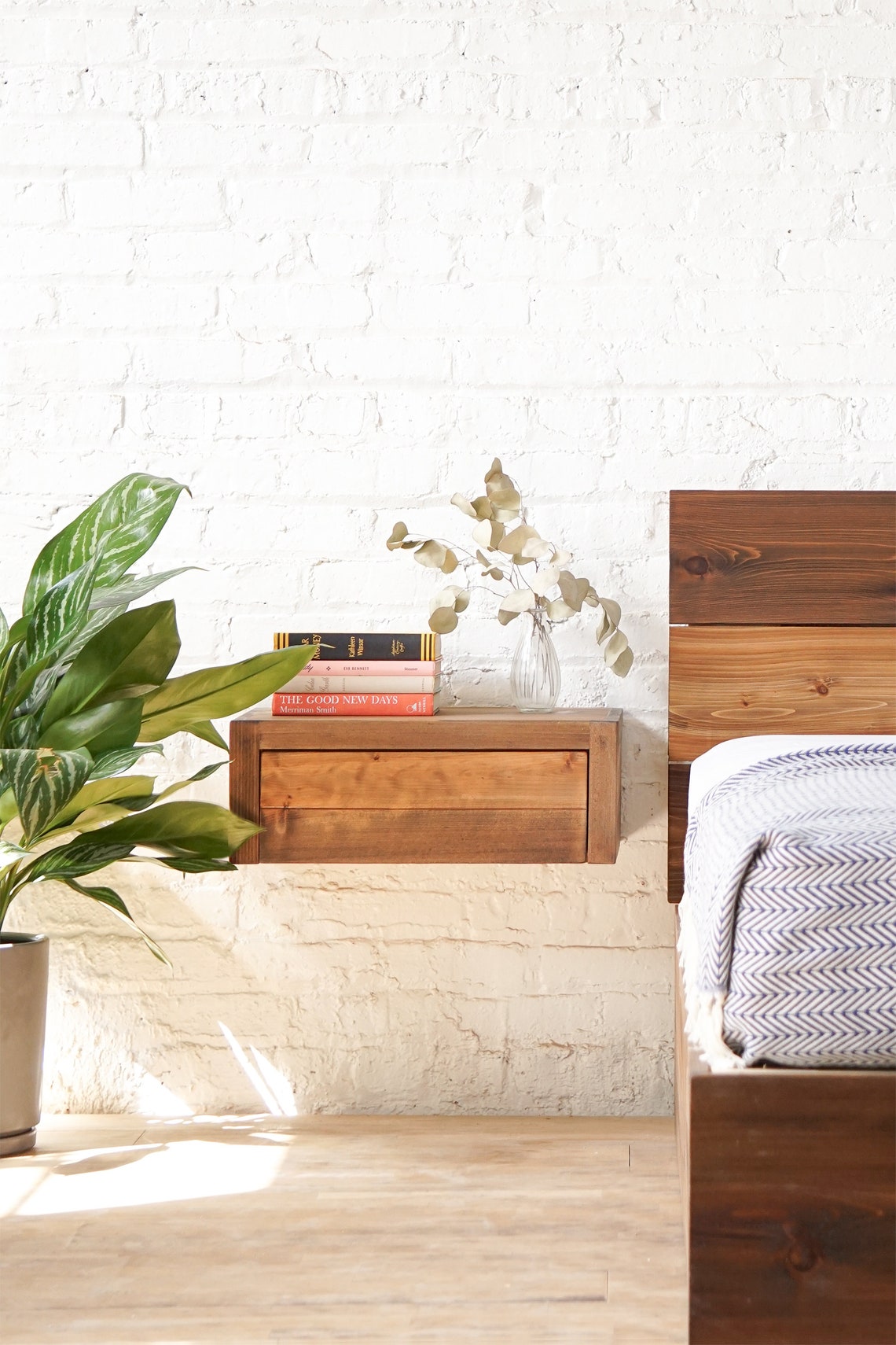 The Drifter Floating Drawer / End Table / Nightstand or - Etsy