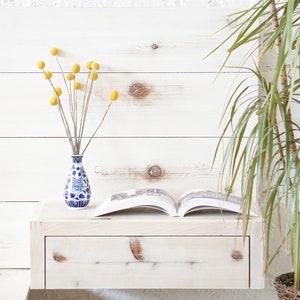 The Drifter - Floating Drawer / End Table / Nightstand or Shelf ...