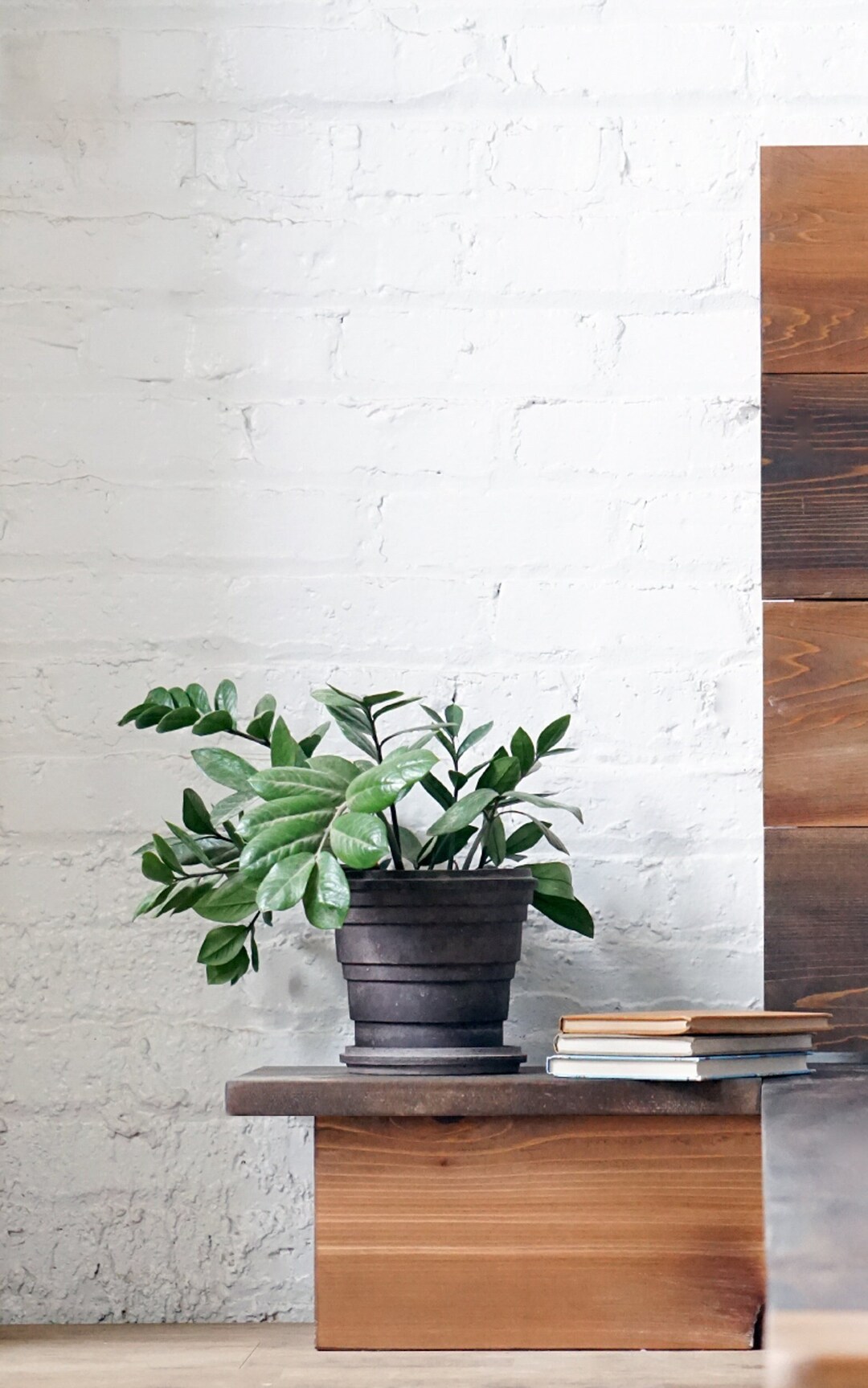 Ledge Extension Side Table - Rustic Modern - Made in USA - Etsy