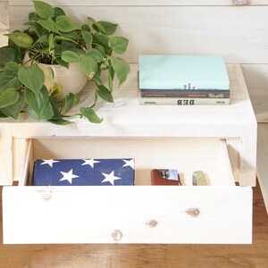 The Drifter - Floating Drawer / End Table / Nightstand or Shelf ...