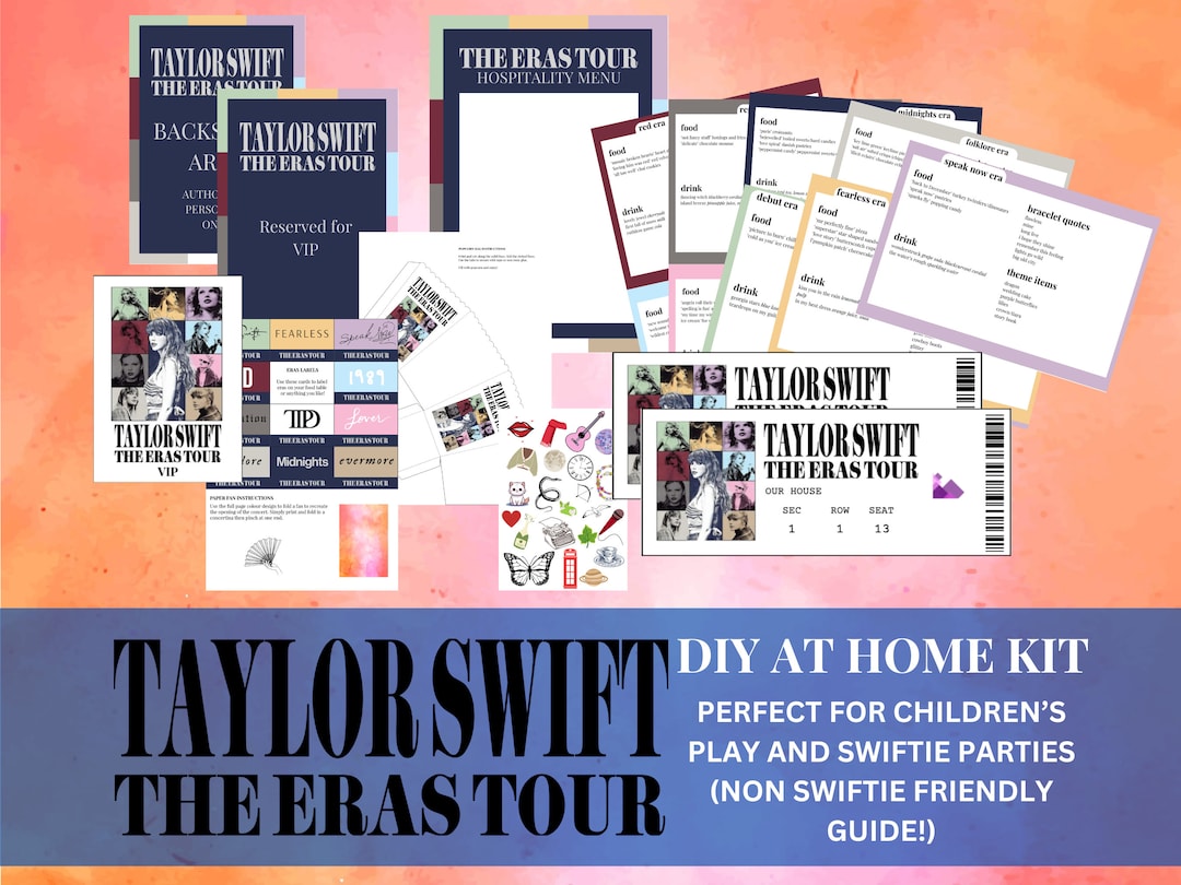 Eras Tour at HOME DIY Concert Experience Non Swiftie Friendly Guide ...