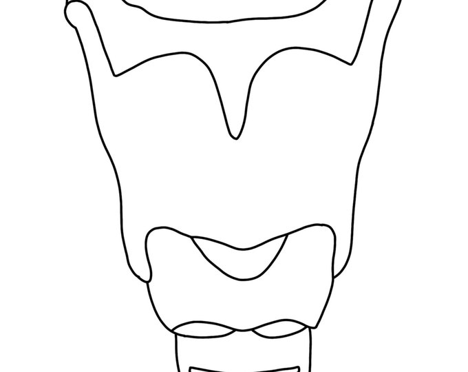 Tracheostomy Colouring Page - Etsy Canada