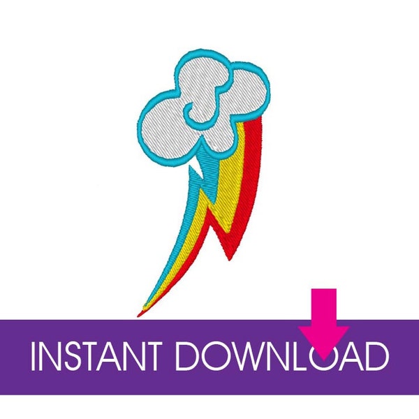 Rainbow Dash Cutie Marks - Etsy