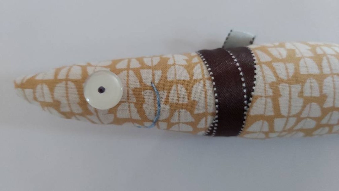 Sardine Softie Happy Fish 'leon' Plush - Etsy