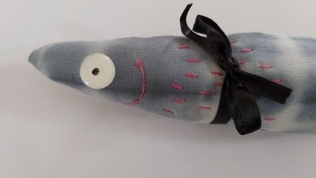Sardine Softie Happy Fish 'bob' Plush - Etsy