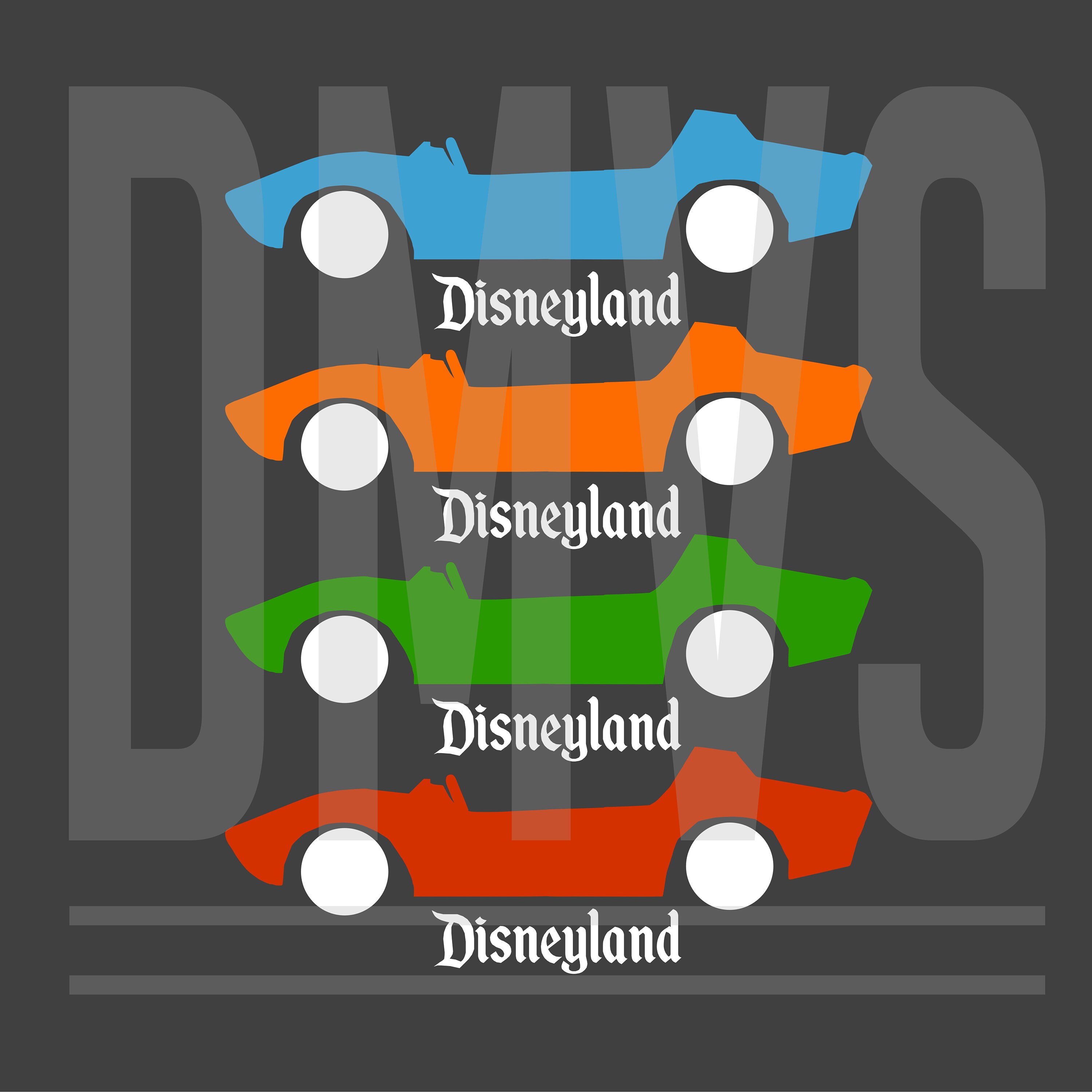 Disney Autopia Car Decal Disneyland Disney World - Etsy