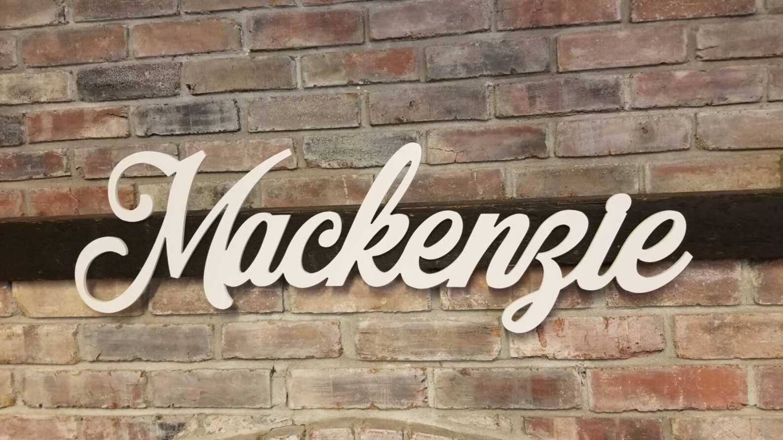 Mackenzie Name Cutouts Baby Name Sign Nursery Sign Name - Etsy