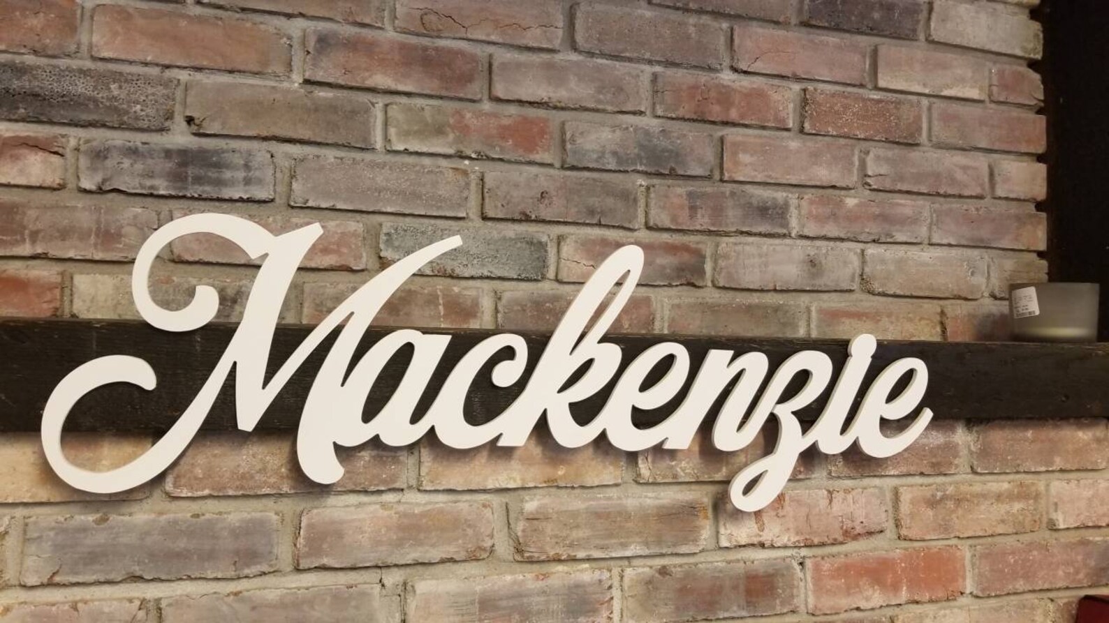Mackenzie Name Cutouts Baby Name Sign Nursery Sign Name | Etsy