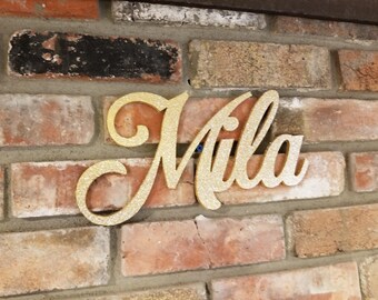 Name Emily Cutouts, Baby Name Sign, Nursery Sign, Name Art, Word Art ...